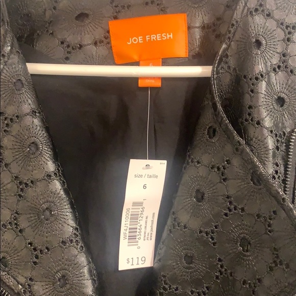 Joe Fresh | Jackets & Coats | Cropped Joe Fresh Vegan Leather Jacket ...